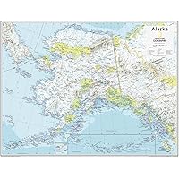 Amazon.com : National Geographic: Alaska Wall Map - 28 x 22 inches ...