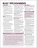 Microsoft Access 2010 Intermediate Quick Reference Guide (Cheat Sheet of Instructions, Tips ...