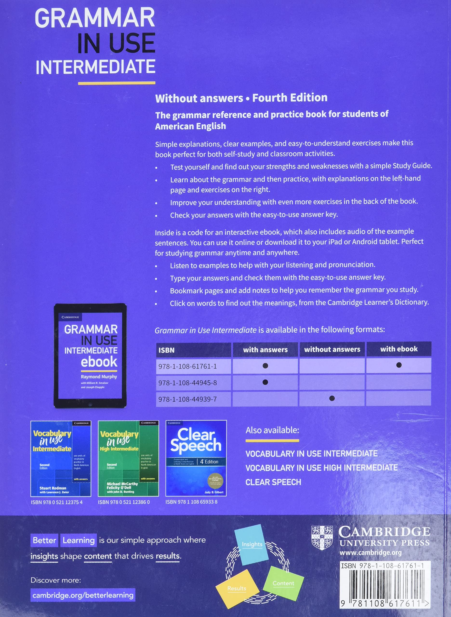 Mua Grammar in Use Intermediate Student's Book with Answers and ...