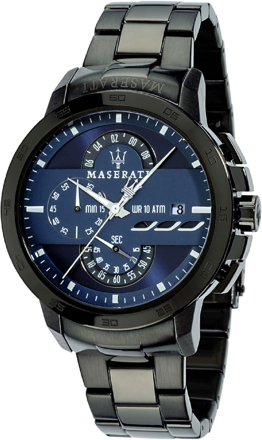 Buy Maserati Analogue Blue Dial Multi-Functional Men's Watch Online at ...
