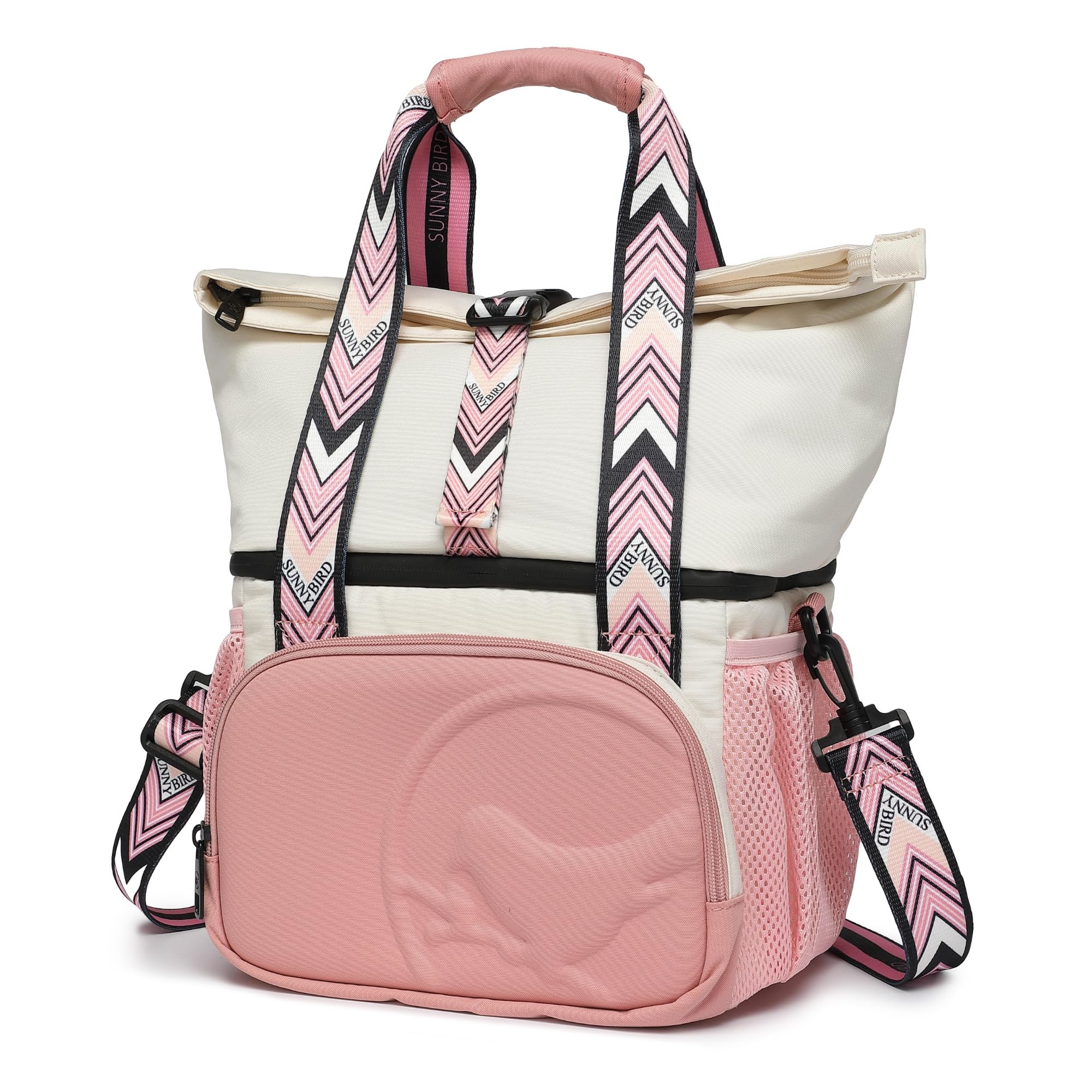 SUNNY BIRD Dual Compartment Lunch Bag Insulated Lunch Box for Women and ...
