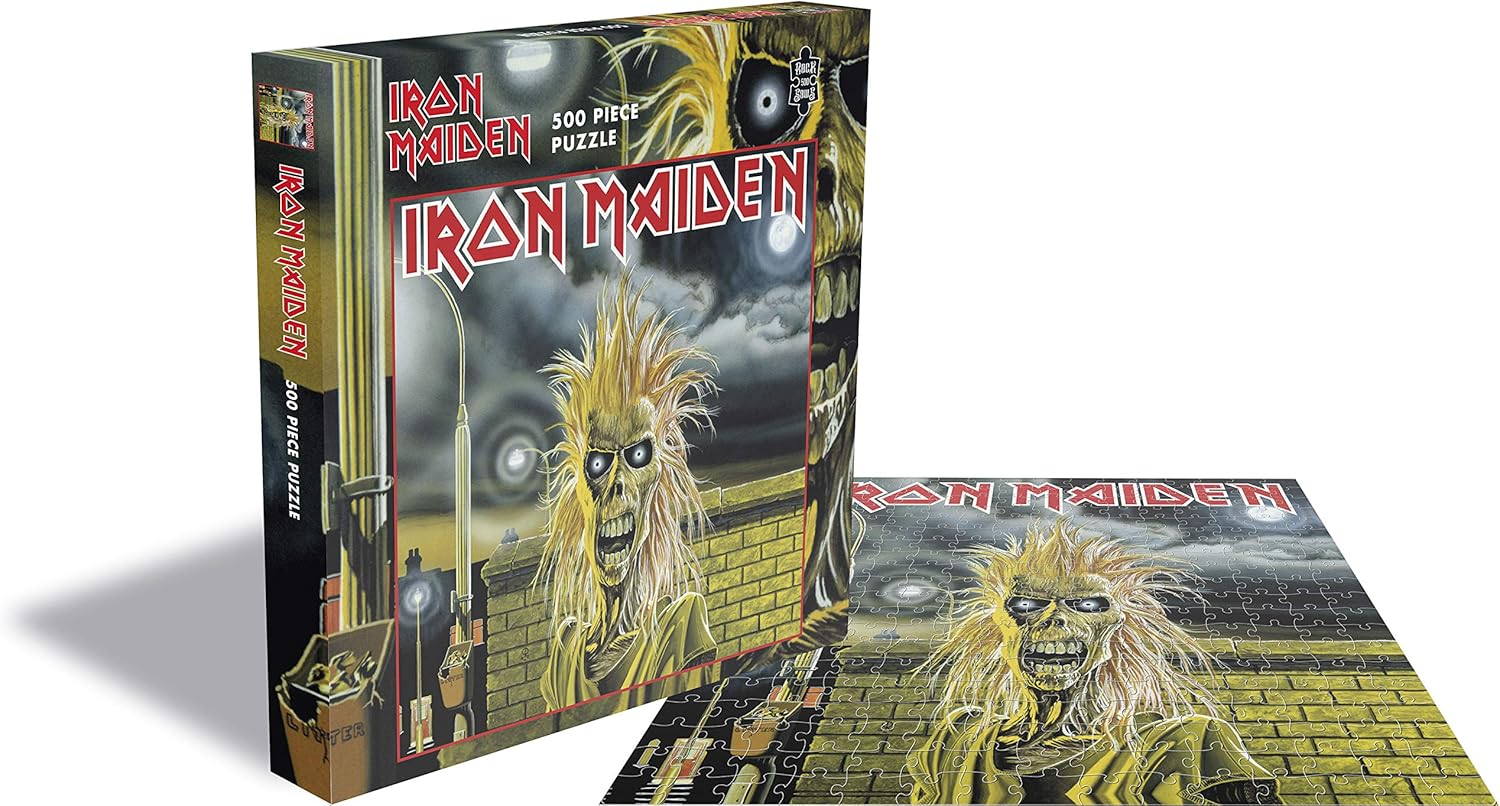 Iron Maiden 500 Piece Jigsaw Puzzle Black 39 x 39cm: Amazon.co.uk: Toys ...