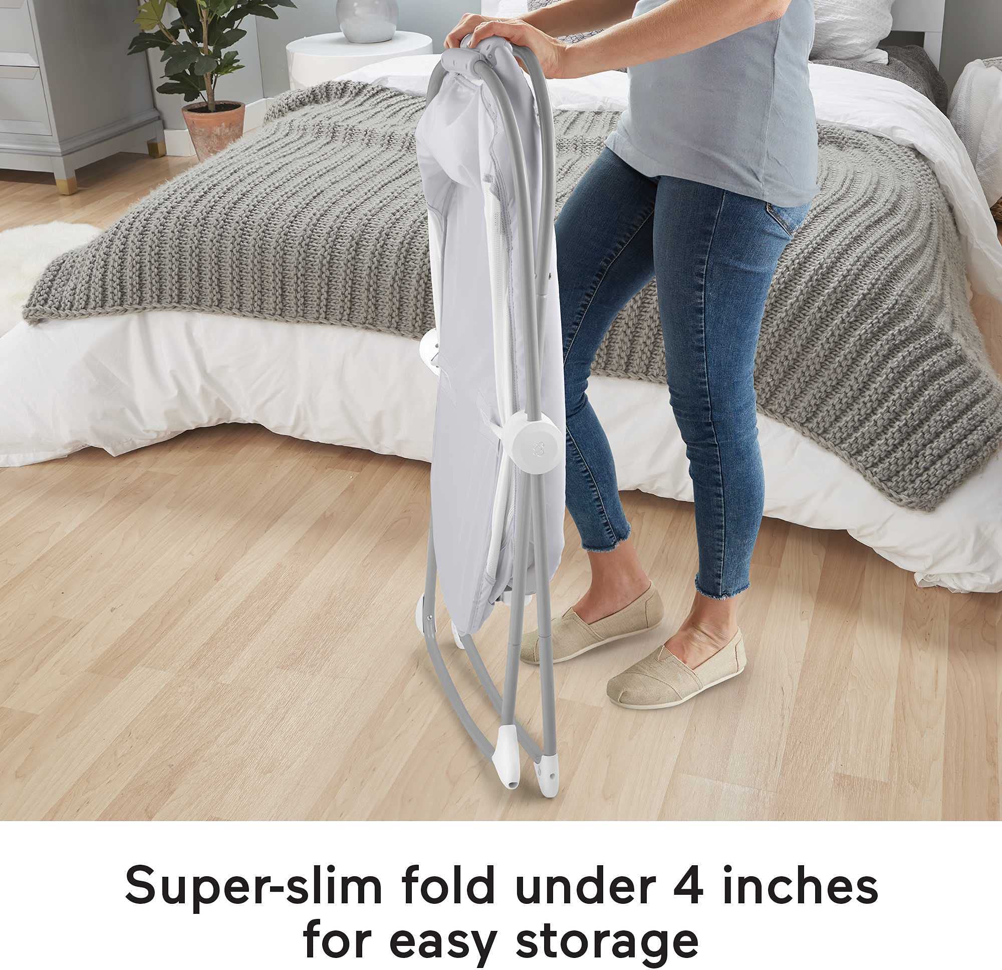 Mua Fisher-Price Baby Crib Soothing View Bassinet Portable Cradle with ...