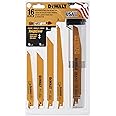 DEWALT DW4899 Bi-Metal Reciprocating Saw Blade Set, 16-Piece , Yellow ...