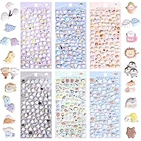 Amazon.com: 600+ Cute Mini Puffy Stickers - 6 Sheets of Adorable Small ...
