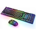 Amazon.com: MOOJAY Wireless Keyboard and Mouse RGB Backlit Combo ...