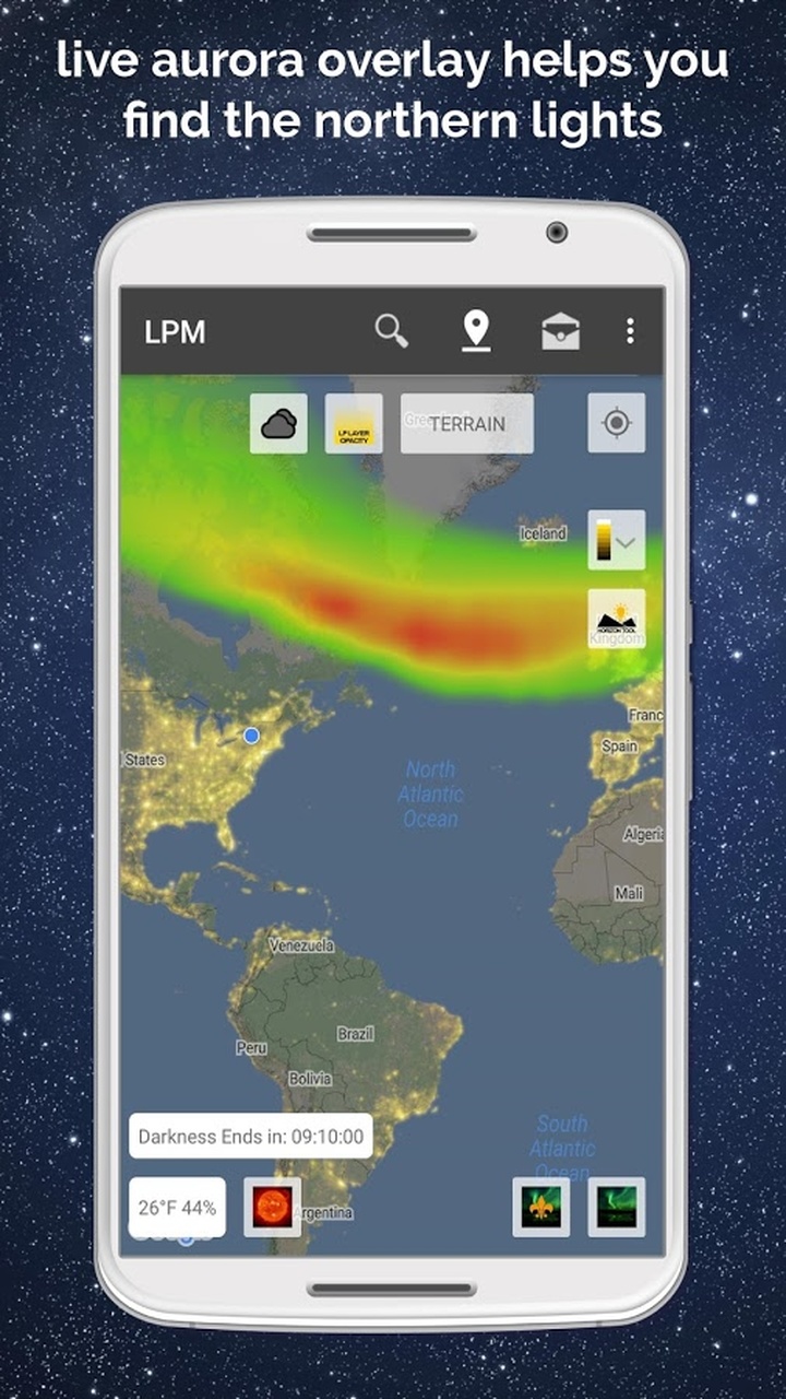 Light Pollution Map - Dark Sky Finder Astro Tools:Amazon.de:Appstore ...