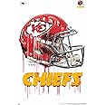 Trends International NFL Kansas City Chiefs - Drip Helmet 20 Wall ...