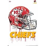 Trends International NFL Kansas City Chiefs-Logo 21 Wall Poster, 22.375 ...