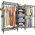 Amazon.com: Raybee Heavy Duty Clothes Rack for Hanging Clothes, Garment ...