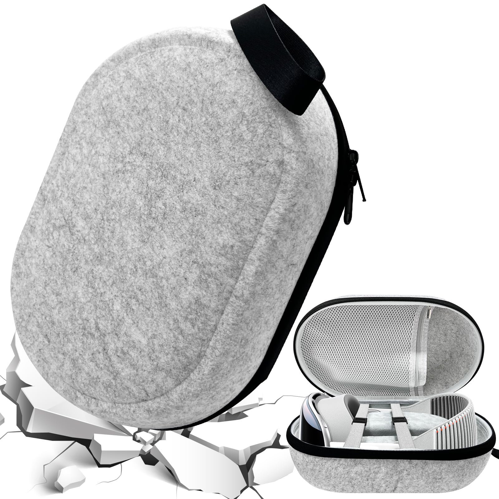 vurfoo Carrying Case Compatible with Vision Pro, Hard EVA Portable ...