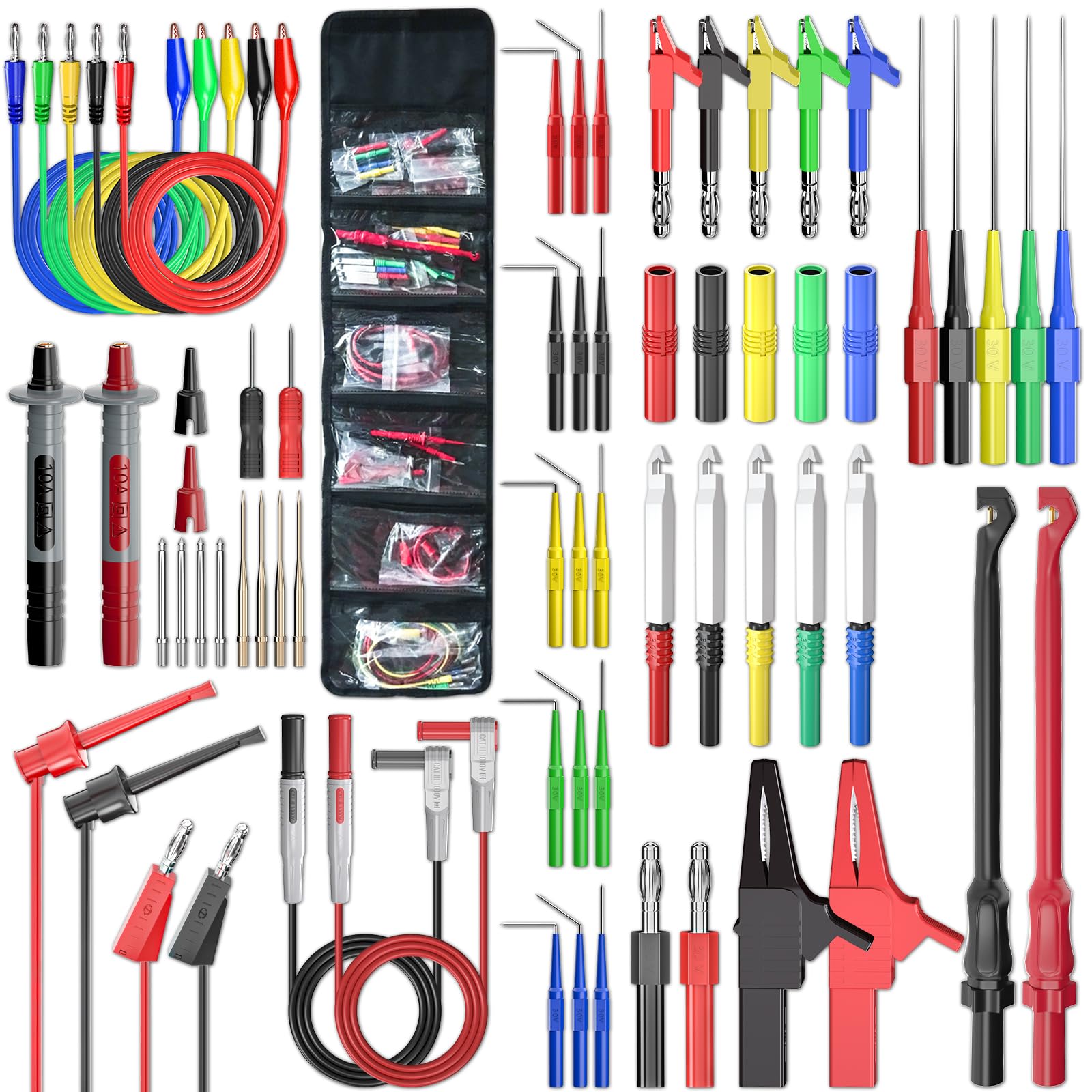 Mua Goupchn Multimeter Test Leads Kit with Replaceable Probes Set ...
