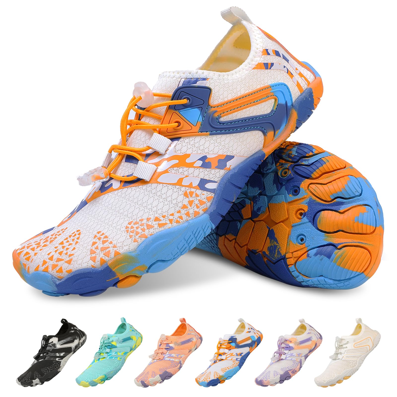 EWUHA Water Shoes for Women Mens Barefoot Shoes Quick Dry Swim Shoes ...