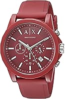 Amazon.com: Armani Exchange Men's AX2508 Brown Leather Watch: Armani ...
