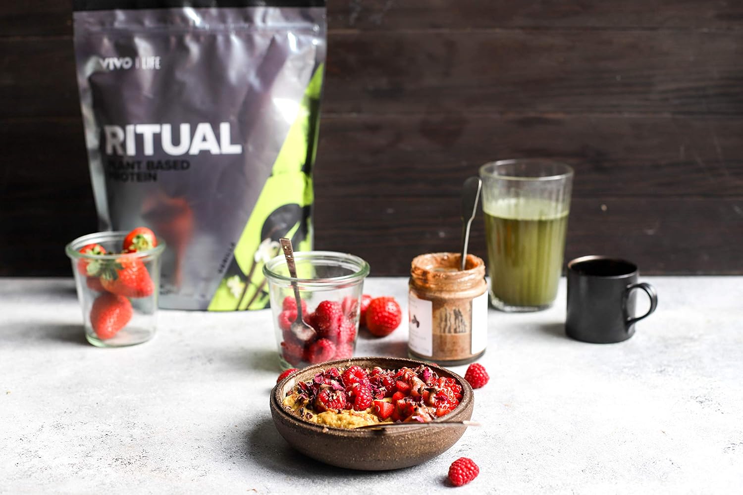 Vivo Life Ritual Vegan Protein Powder, Vanilla Flavour, 30 Servings ...