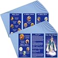 Amazon.com: Motiskyy 50 Pcs Spanish How to Pray the Rosary Prayer Card ...