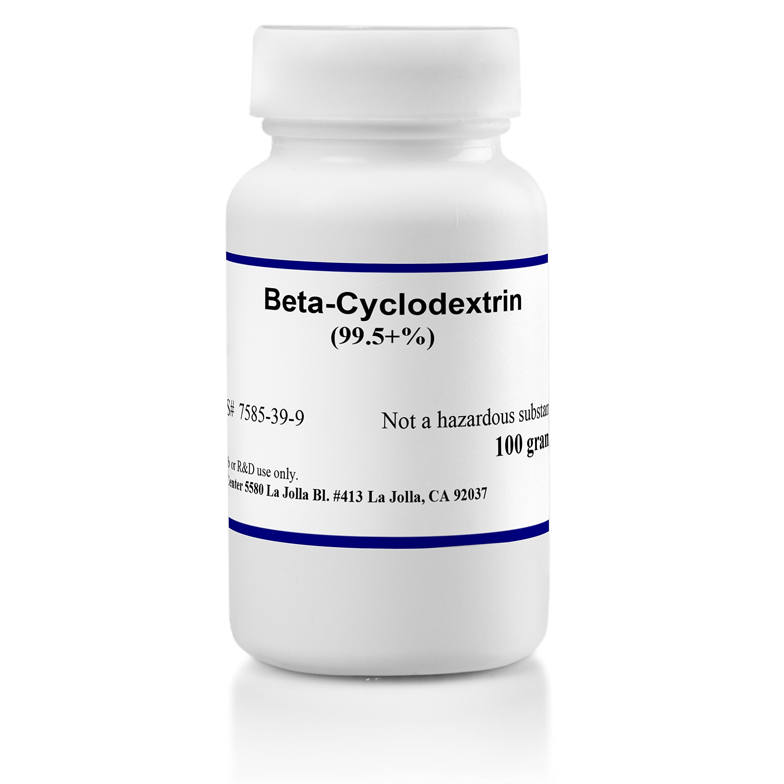 Amazon.com : Beta Cyclodextrin - Food Grade 4oz (113 grams) : Grocery ...