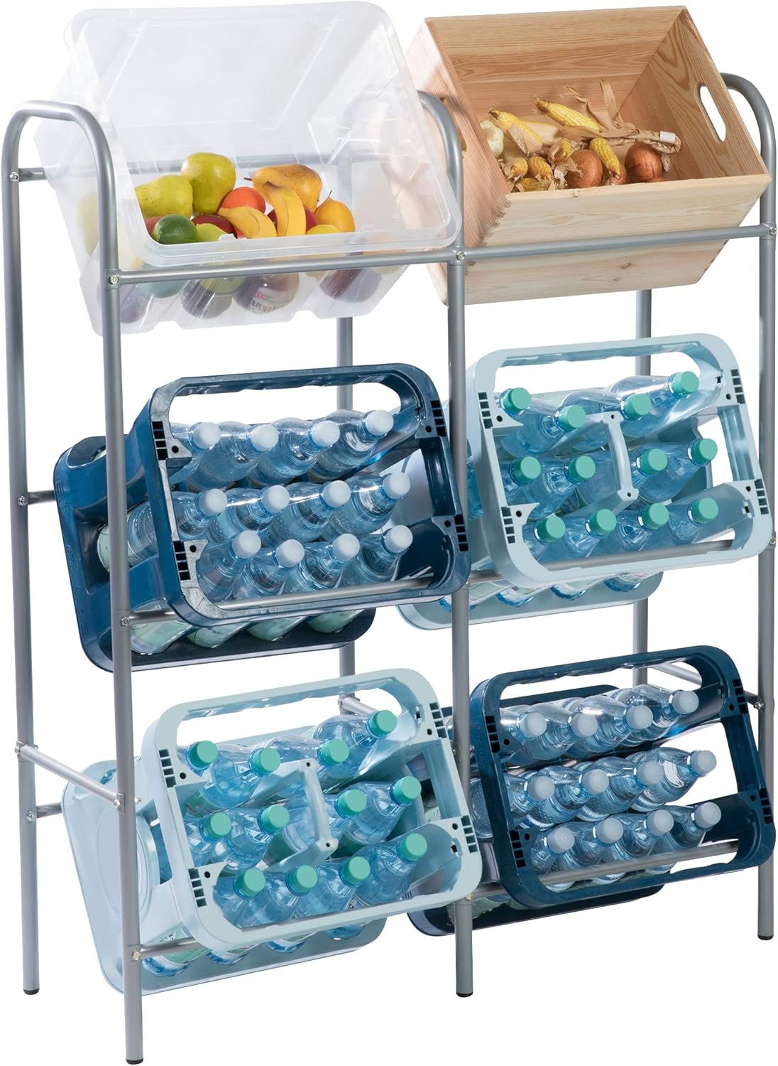 Ribelli Étagère à Boissons Rangement Caisses de Boisson Étagère pour 6 ...