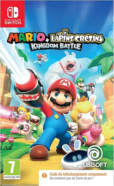 Mario + The Lapins Crétins Kingdom Battle Code In Box (Nintendo Switch ...
