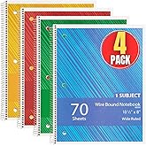 Amazon.com : Rosmonde Spiral Notebooks, 24 Pack, 1 Subject Notebook ...