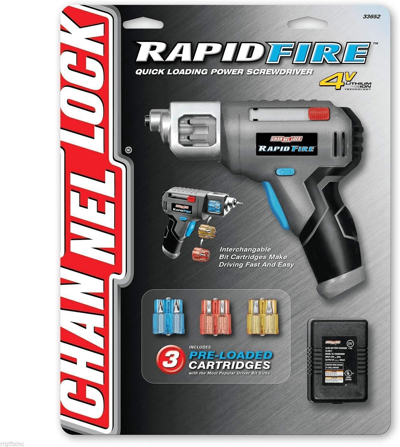 Channellock Rapid Fire Quick Load Power Screwdriver: Amazon.com.mx ...