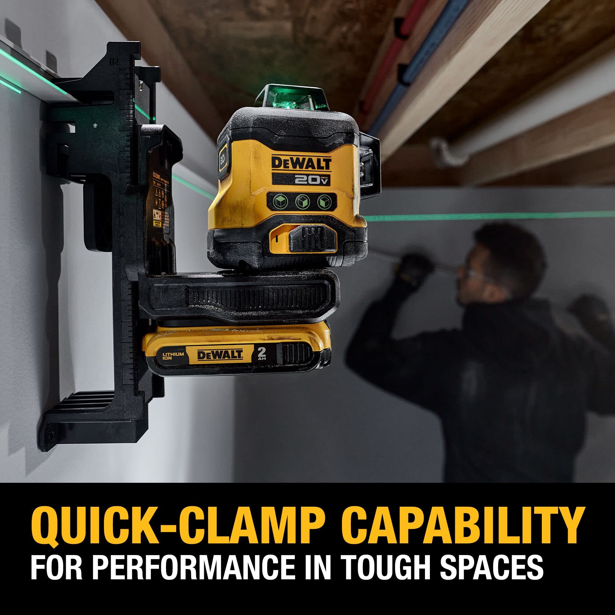 Mua 20V MAX Laser Level Kit, Cross Line Laser, 3x360, Green ...
