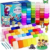 Amazon.com: Air Dry Clay 102 Colors, Modeling Clay for Kids, Model Magic Clay, DIY Molding Clay ...