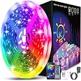 Amazon.com: 32.8ft Keepsmile Led Strip Lights Smart App Music Sync ...