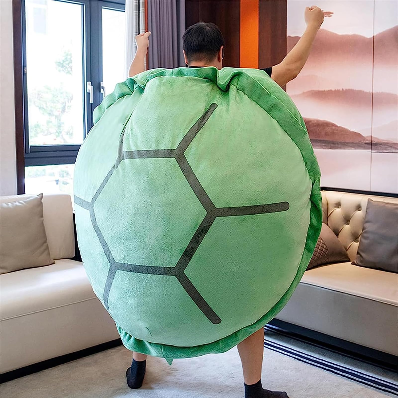 PTAEXCEL Wearable Turtle Shell Pillow, 47.2in/120cm Giant Wearable ...