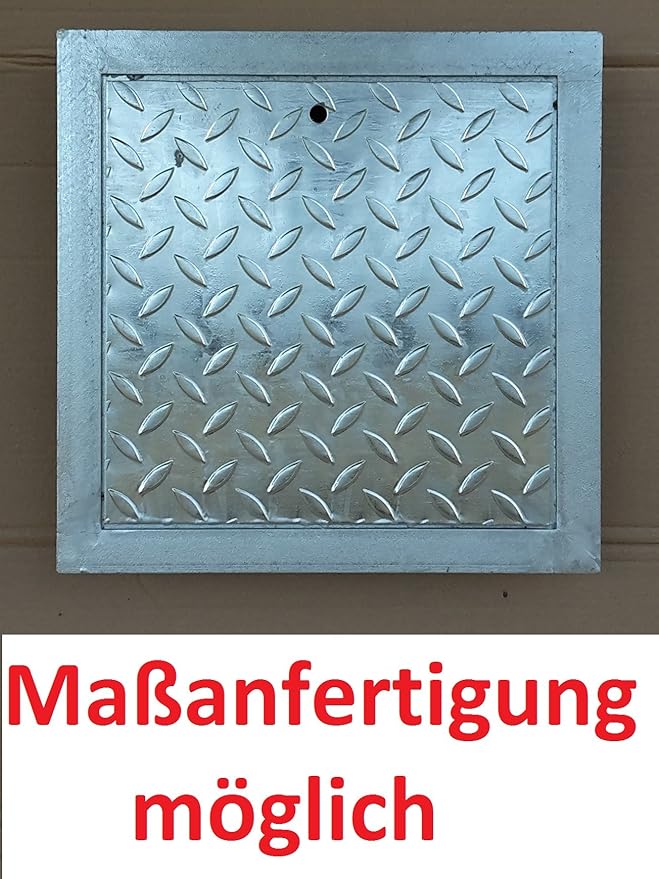 Schachtabdeckung verzinkt begehbar verschiedene größen Tränenblech ...