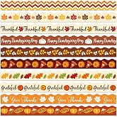 Amazon.com: Whaline 69Ft Fall Bulletin Board Borders Watercolor Pumpkin ...