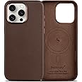 Amazon.com: Belemay Compatible with iPhone 16 Pro Leather Case, Compatible with MagSafe, Premium ...