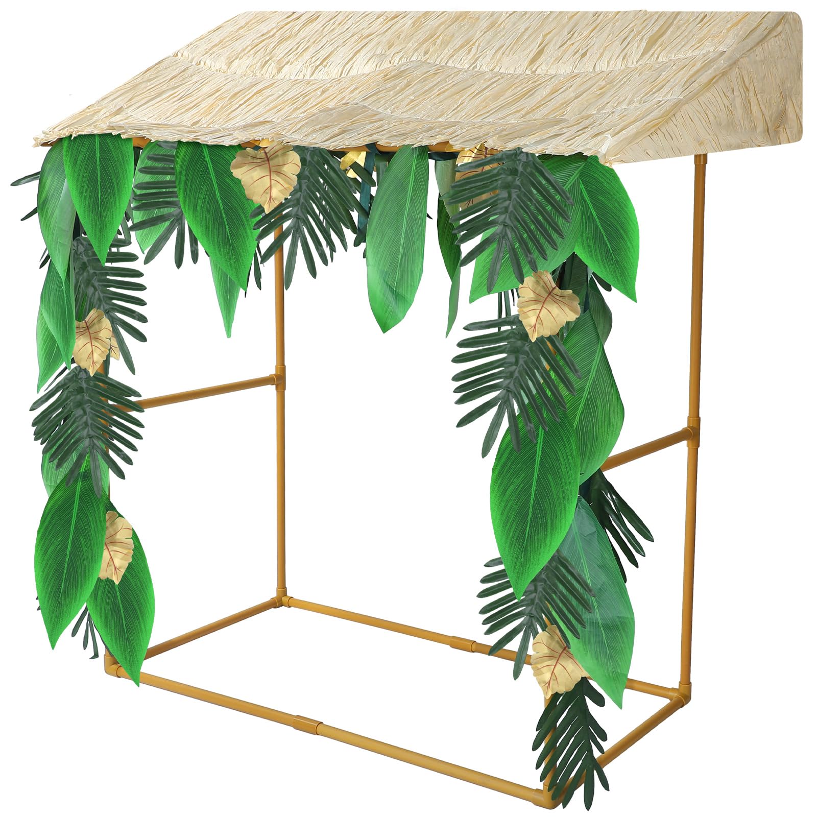 Soaoo Summer Tiki Bar Hut Kit Hawaiian Party Tiki Bar Kit Luau Tropical ...