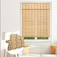 Amazon.com: SEEYE Cordless Bamboo Blinds Shades, Light Filtering Bamboo ...