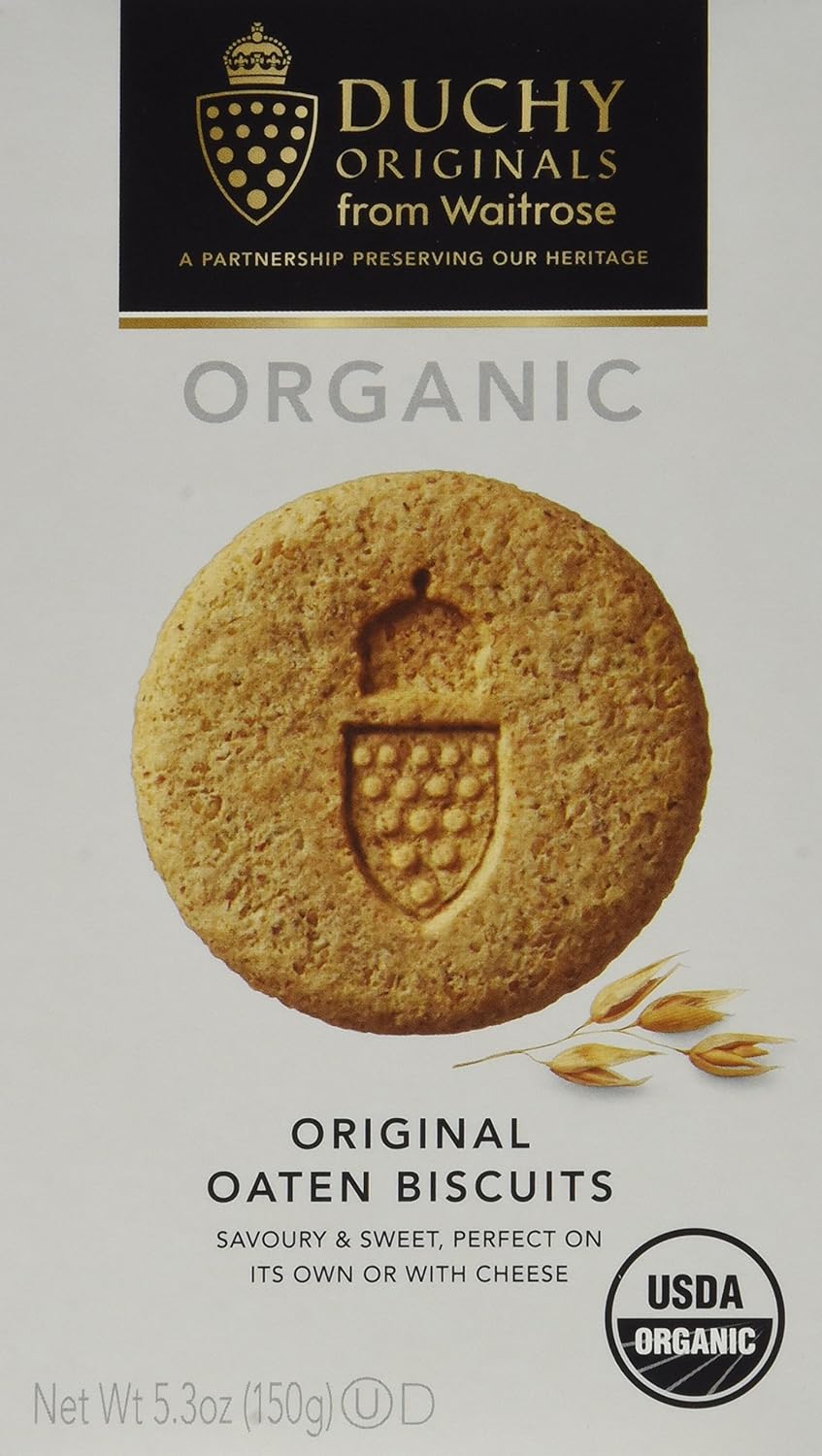 Duchy Originals Organic Oaten Biscuits, 5.3-Ounce (Pack of 6): Amazon ...