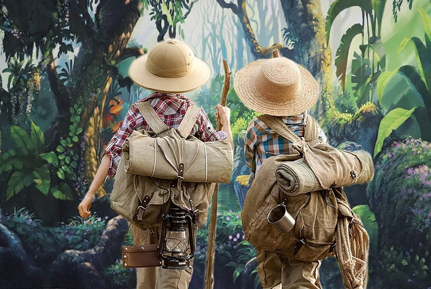 Allenjoy 7X5ft Tropical Forest Backdrops Spring Morning Jungle ...