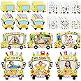 Amazon.com: Pajean 48 Sets School Bus DIY Crafts Kit Yellow School Bus ...