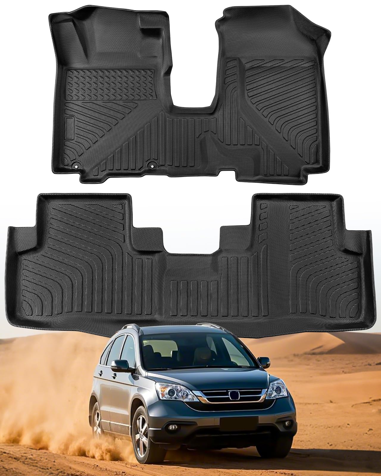 COTAZA Floor Mats Compatible for Honda CR-V CRV 2011-2007 LX SE EX EX-L ...