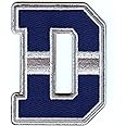 Amazon.com: City of Dallas D Logo Patch Football Jersey Embroidered ...