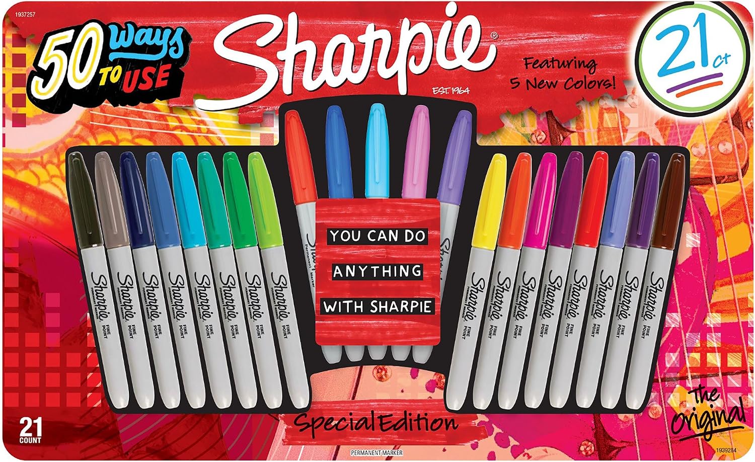 Sharpie Special Edition Fine Point Assorted Colors Permanent Markers 21 ...