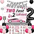 Amazon.com: Sursurprise Two Fast Birthday Decorations for Girl, Two ...