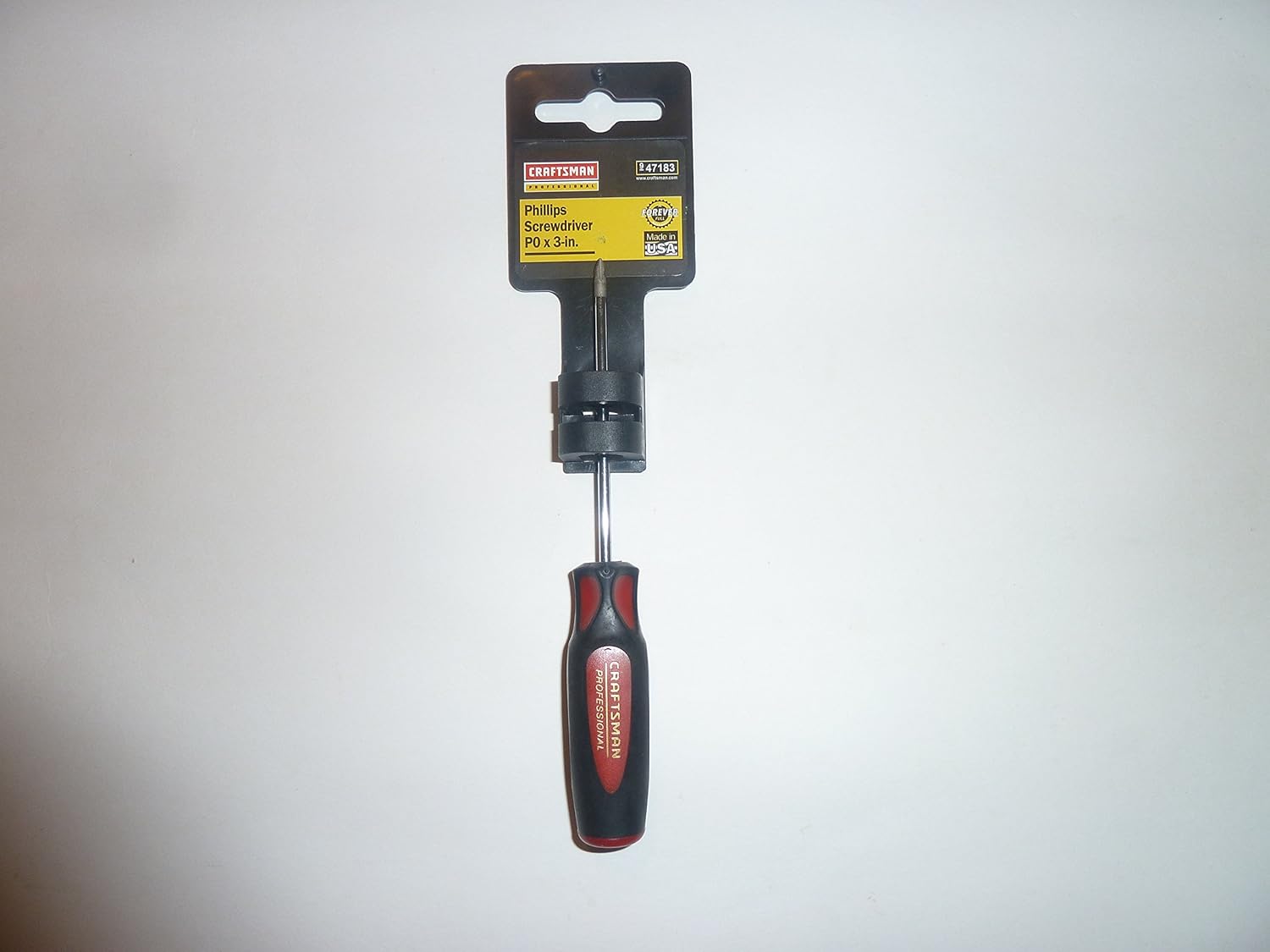 Craftsman Professional No. 0 X 3 In. Screwdriver, Phillips 9-47183 ...