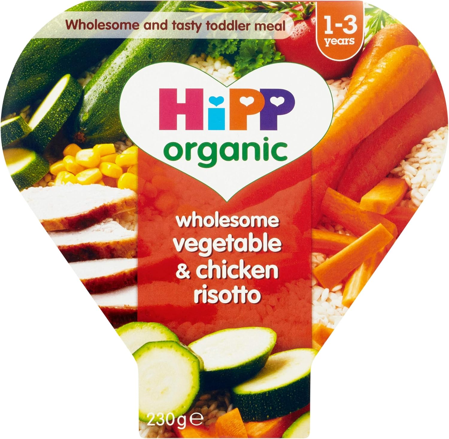 Hipp Organic Wholesome Vegetable and Chicken Risotto Tray Meal from 12 ...