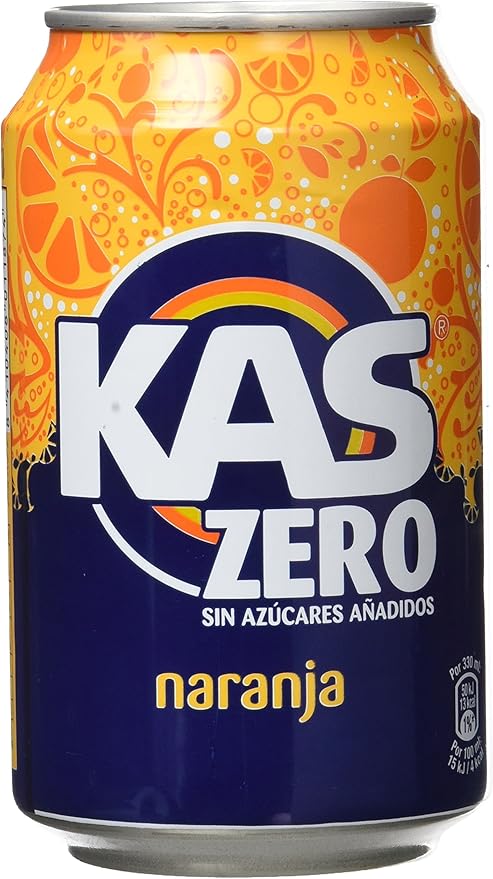 Kas Bebida Refrescante de Zumo de Naranja con Edulcorantes, sin ...