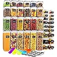 Amazon.com: Lifetime Home 30 PACK Airtight Food Storage Containers Set ...