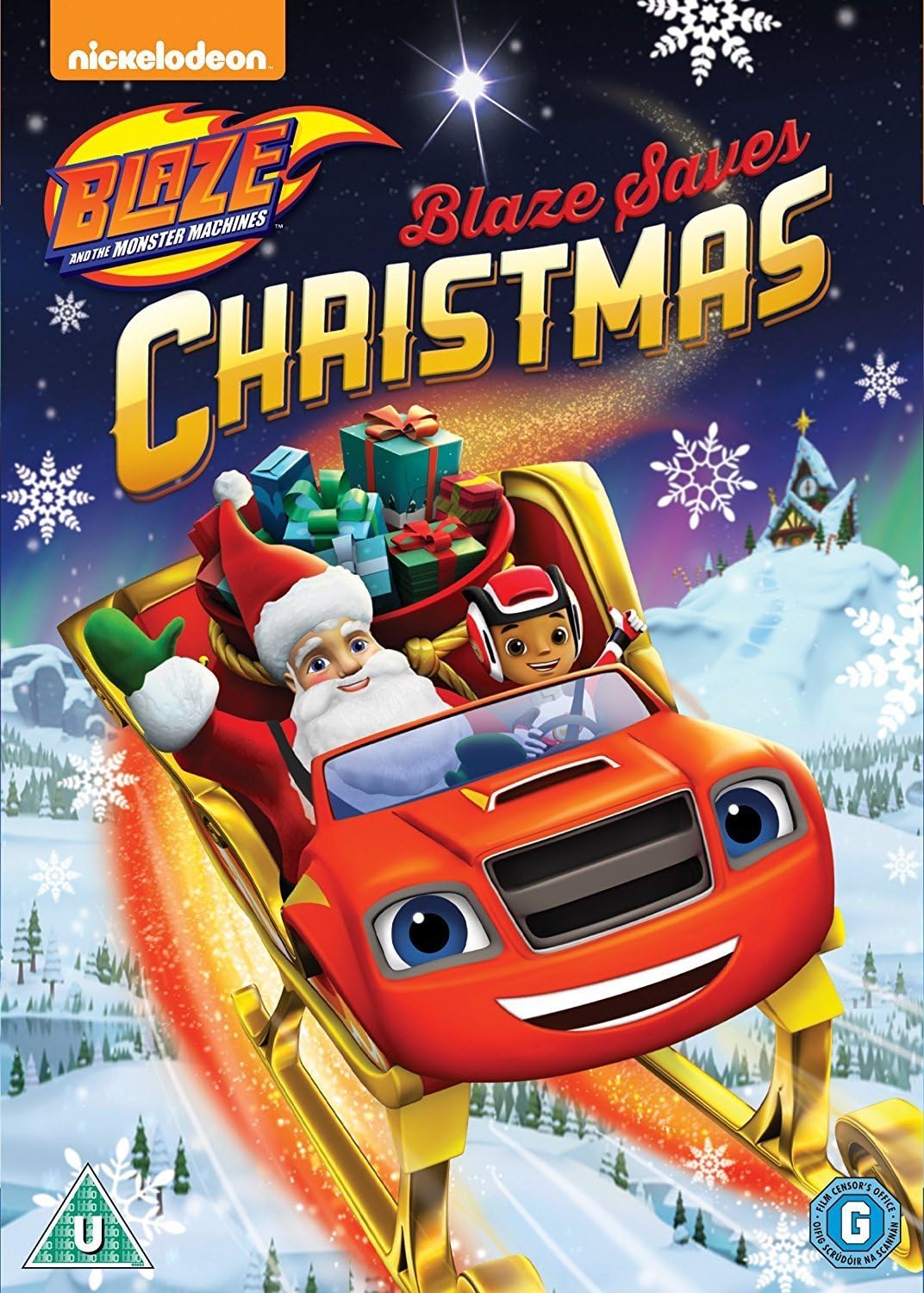 Blaze And The Monster Machines: Blaze Saves Christmas DVD: Amazon.co.uk ...