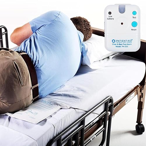 Patient Aid Bed Alam with 10" x 30" Motion Sensor Pad and Wired Device ...