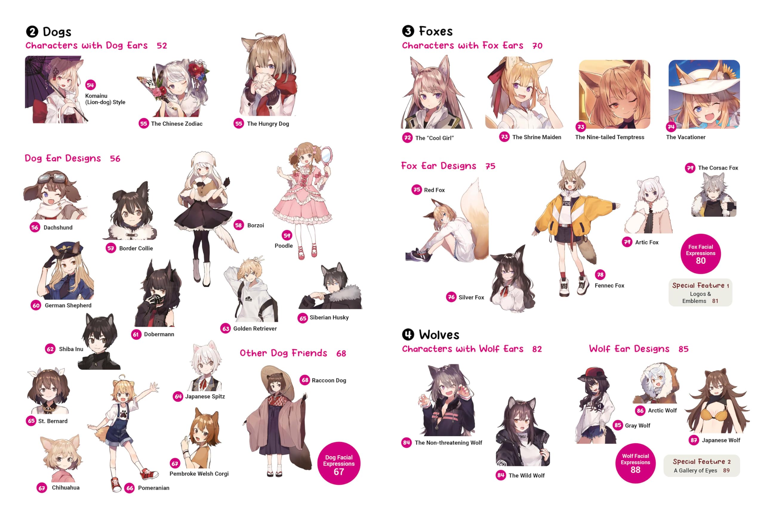 Mua Create Kemonomimi Characters for Cosplay, Anime & Manga: Furries with Realistic Animal ...