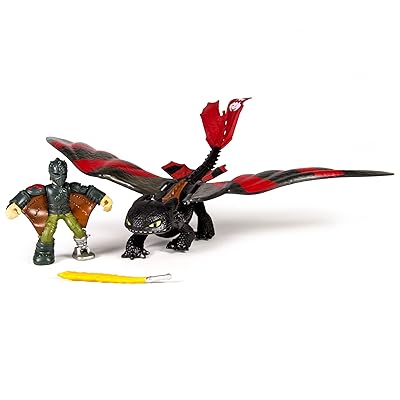 Buy DreamWorks Dragons, Dragon Riders, Hiccup [Mask] and Toothless ...