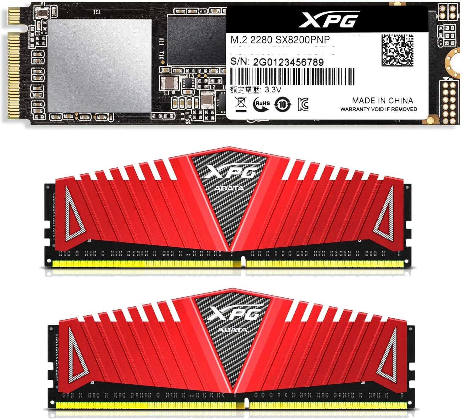 Amazon.com: XPG SX8200 Pro 1TB M.2 PCIe 2280 NVMe 3x4 SSD with Z1 DDR4 ...
